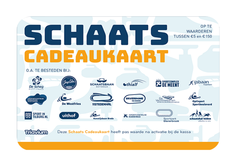 Schaats Cadeaukaart - YourGift Cadeaukaarten